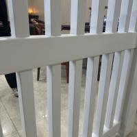 China 1.22m High Lightweight PVC Garden Fence Cost Effective for Yards Outdoor spaces for sale