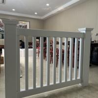 China Sectional White Vinyl Pool Fencing Tool Weather Resistant Plastic Pool Fence for sale
