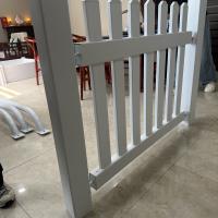 China Long Lasting Pvc Garden Fence Multi Scenario Applicable 4ft High Vinyl Garden Fencing for sale