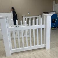 China Attractive Decorative Ideal White Picket Pvc Fence Durable Insect Resistance for sale