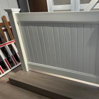 China Heavy Duty Plastic Pvc Fence Panels UV Protection White Vinyl Fencing Panels for sale