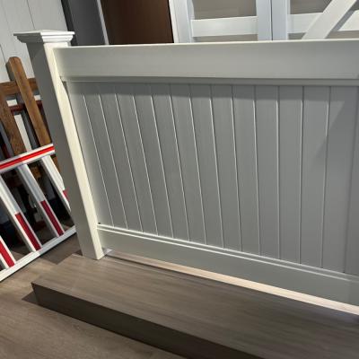 China Heavy Duty Plastic Pvc Fence Panels UV Protection White Vinyl Fencing Panels for sale