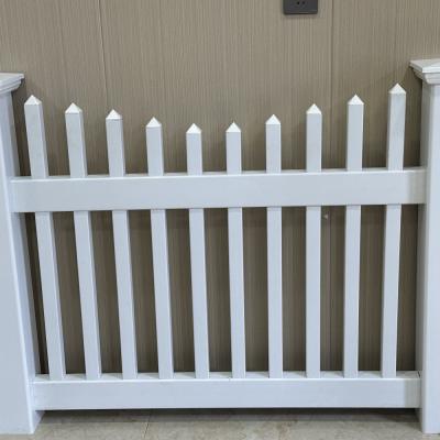 China Long Lasting PVC White Vinyl Picket Fence Eco Friendly 4*8FT for sale