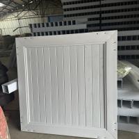 China UV Protection Pvc Decorative Fence Panels Post 2590mm Water Proof for sale