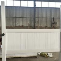 China UV Protection Pvc Decorative Fence Panels Post 2590mm Water Proof for sale