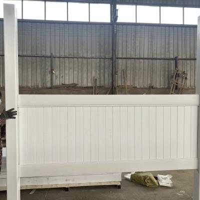 China UV Protection Pvc Decorative Fence Panels Post 2590mm Water Proof for sale
