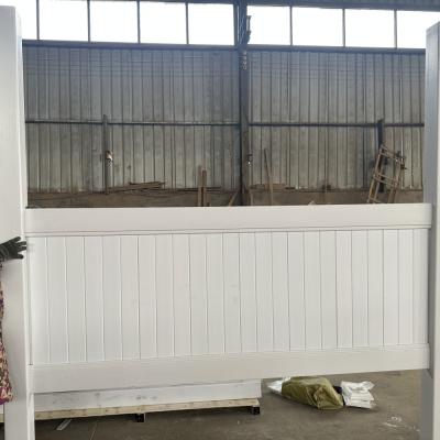 China Installation Friendly Vinyl Fence Panels For Sale 1.83m High Adjustable Size for sale