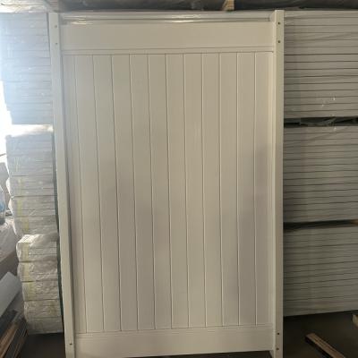 China Pvc White Privacy Vinyl Fencing Sustainable Long Lasting Waterproof for sale