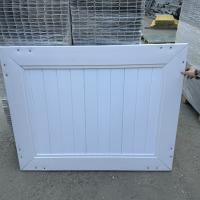 China Installation Friendly Vinyl Fence Panels For Sale 1.83m High Adjustable Size for sale