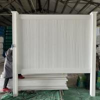China Long Lasting Durable Pvc White Vinyl Privacy Fence Panels 1.83 High for sale