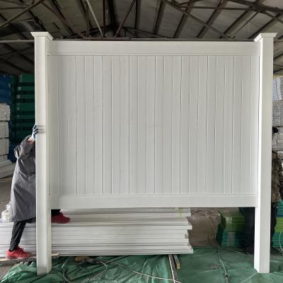 China Long Lasting Durable Pvc White Vinyl Privacy Fence Panels 1.83 High for sale