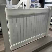 China Post 2.59m Pvc Vinyl Privacy Fence Panels Eco Friendly 6ft High for sale