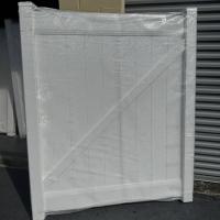 China PVC Privacy Fence 1.83m High fence white color fence for sale