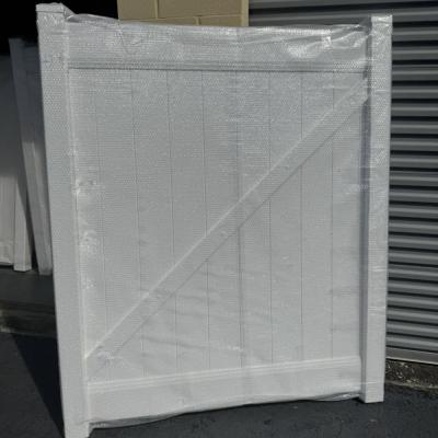 China PVC Privacy Fence 1.83m High fence white color fence for sale