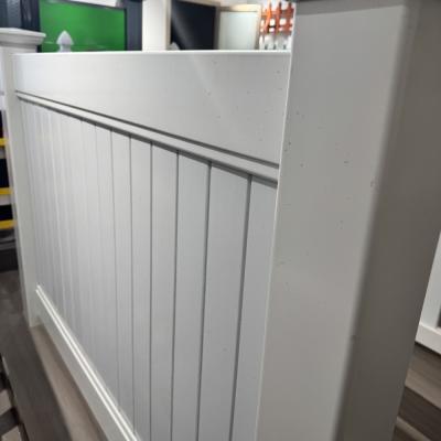 China high grade Column 2.59m Pvc White Vinyl Fence For Privacy Fence Simple Installation for sale