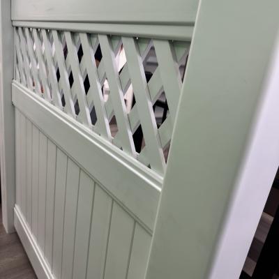 China Rainproof 100% Virgin PVC Fence Pannels 6ft*8ft Modern Design For Residential Use for sale