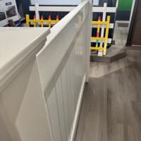 China Low Maintenance White Vinyl Fence Boards Column 2590mm Water Proof for sale