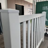 China 8ft Wide Modern Vinyl Pvc Pool Fencing Height Adjustable Termite Proof for sale