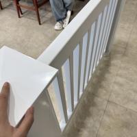 China High Classic Pool Vinyl Fence 4ft  Standard Size White Pvc Pool Fence for sale