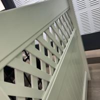 China Sustainable Vinyl Fence Pannels Column 2590mm Garden Fence Panels Pvc for sale