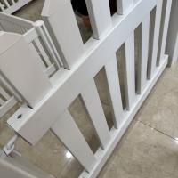 China Reduces Wood Reliance PVC Spaced Picket Vinyl Fence Attractive DIY Installation for sale