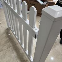 China Moisture Resistant PVC Picket Fence Simple Daily Cleaning Vinyl White Fence for sale