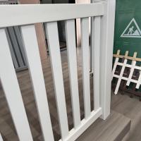 China Composite Material Vinyl Pool Fencing Waterproof White Pvc Pool Fence for sale