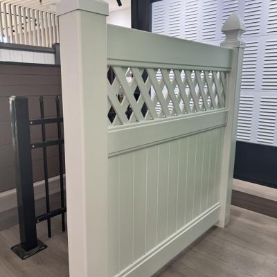 China Low Maintenance Privacy Vinyl Pvc Fencing Panels UV Protection for sale