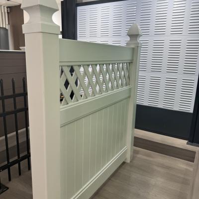 China Environmental Friendly Pvc Privacy Vinyl Fence Panel 6ft*8ft Heavy Duty for sale