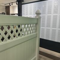 China Low Maintenance White Privacy PVC Fence Pannels Sustainable Vinyl for sale