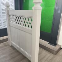 China Anti yellow PVC Privacy Fence PVC material for sale