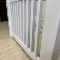 China Termite Proof Eco Friendly Vinyl Pool Fencing Maintains Visibility 8ft Wide for sale