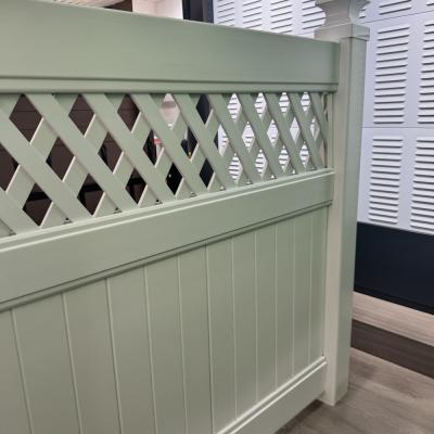 China white PVC Privacy Fence 6ft high for sale