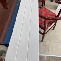 China Installation Friendly White Plastic Privacy Fence Durable Column 2590mm for sale