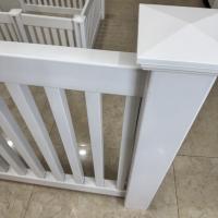 China High Classic Pool Vinyl Fence 4ft  Standard Size White Pvc Pool Fence for sale