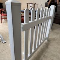 China 4ft High Good Flexibility PVC White Vinyl Fence Front Yard Low Installation Cost for sale