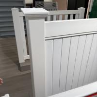 China Waterproof PVC Privacy Outdoor Vinyl Fencing 1820mm High 6ft*8ft for sale
