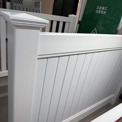 China Classic UV Protected White Pvc Privacy Fence 8ft Wide 6ft High for sale