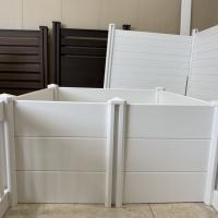 China UV Resistant White Planter Boxes Outdoor Rectangular Long Lifespan for sale