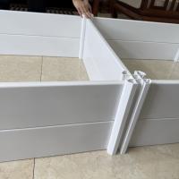 China White Raised PVC Planter Box Comfortable Height Rot Resistant for sale