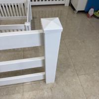 China Lightweight 1.5m 3 Rail PVC Horse Fence Easy Setup For Livestock for sale