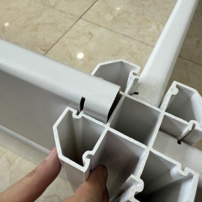 China Stylish PVC Puppy Playpen White Pet Fence Customized UV Resistant for sale
