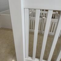 China Customizable White Vinyl Pool Fencing Easy To Install High Durability for sale