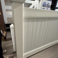 China High Impact 6x8ft UV Resistant Vinyl White Privacy Fence Easy To Install for sale