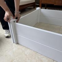 China Stylish Waterproof Planter Box Pvc Landscape Decoration Easy To Clean for sale