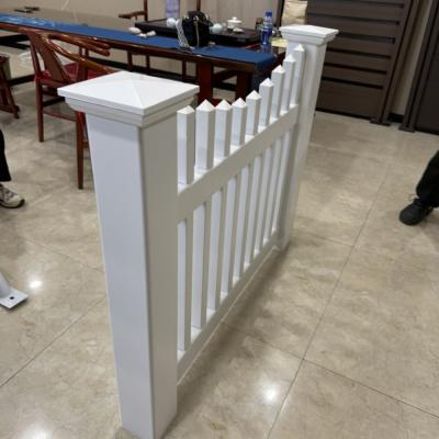 China 4ft High Good Flexibility PVC White Vinyl Fence Front Yard Low Installation Cost for sale