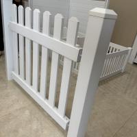 China Weatherproof PVC Plastic White Garden Fence Strong Stable 4*8FT for sale