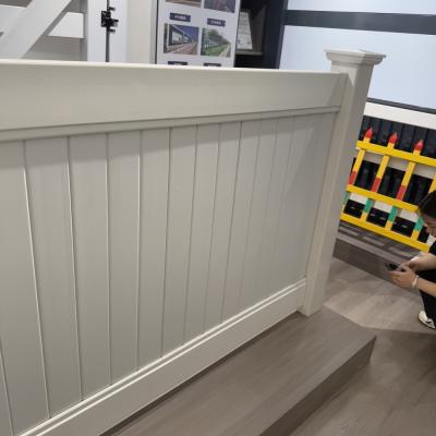 China Wholesale PVC Vinyl Privacy Fence Panel Easy Assemble PVC Coated Wind Resistant for sale