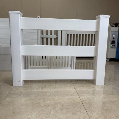 China High Temp Resistance PVC Horse Fence 1.5m High Plastic Farm Fence for sale