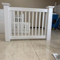 China Recyclable Materials Vinyl Fence Around Pool Lightweight Yet Sturdy for sale